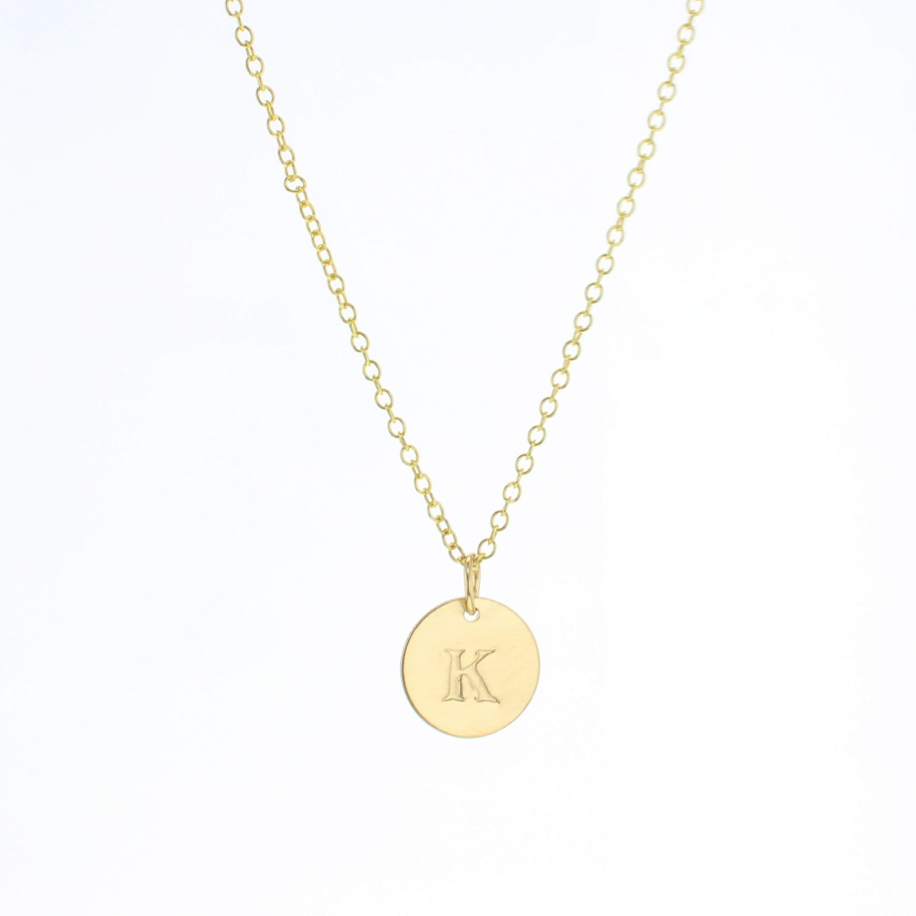 Token Letter Necklace